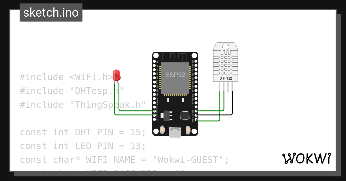 Dht22 Ex 1 Wokwi Esp32 Stm32 Arduino Simulator 7313
