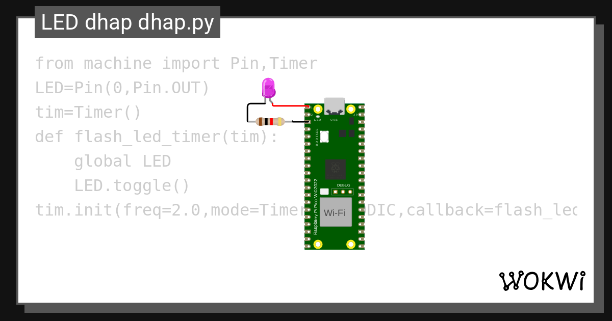 Led Using Timer Wokwi Esp32 Stm32 Arduino Simulator 0172