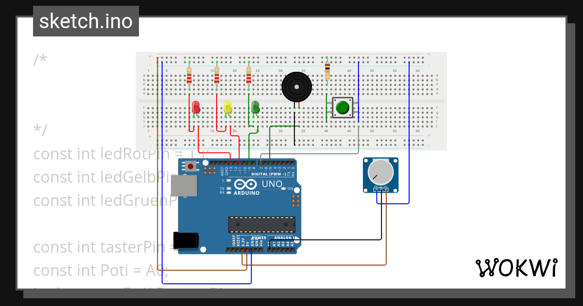 Modul 2 Poti Wokwi Esp32 Stm32 Arduino Simulator