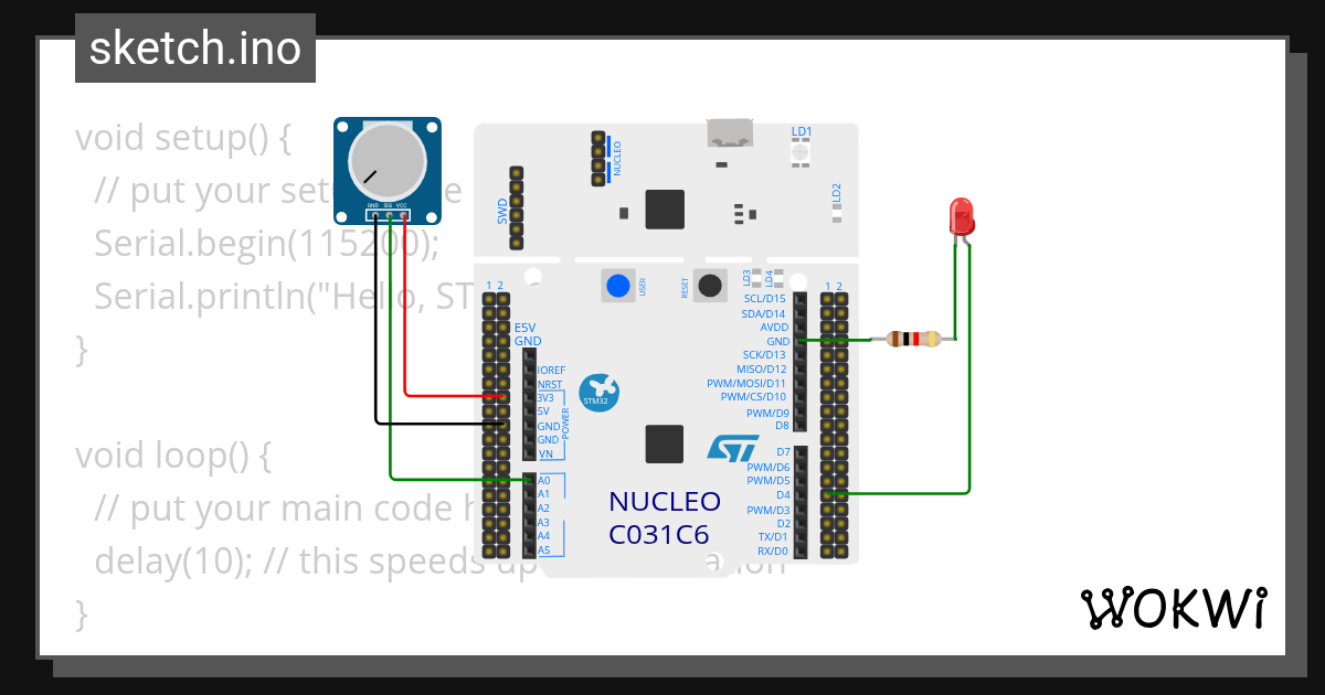Wokwi - Online ESP32, STM32, Arduino Simulator