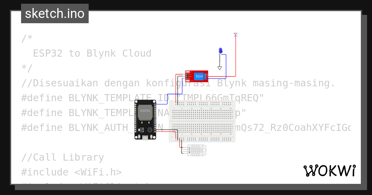 Esp32 To Blynk Cloud Wokwi Esp32 Stm32 Arduino Simulator