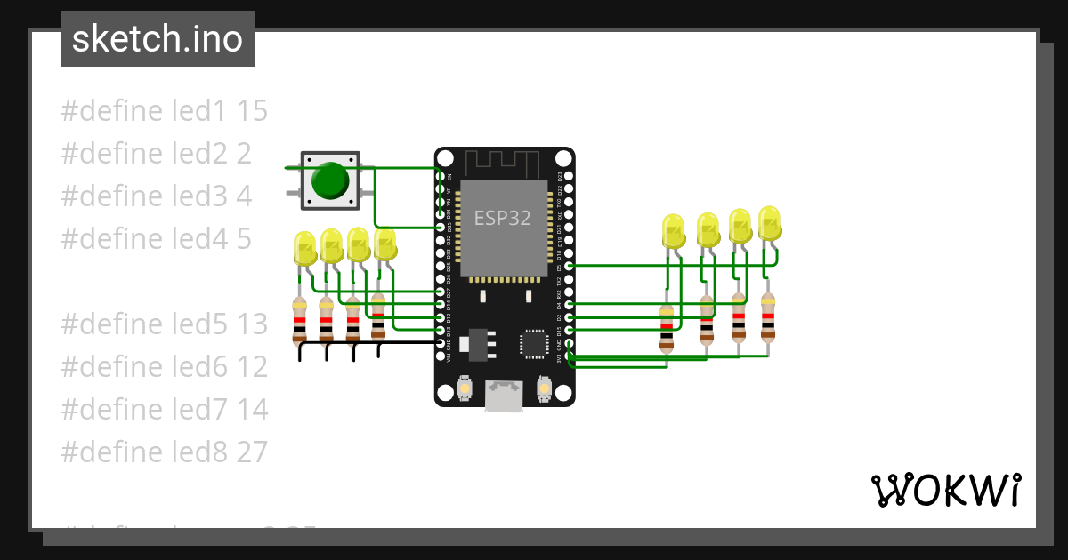 Blinker - Wokwi ESP32, STM32, Arduino Simulator