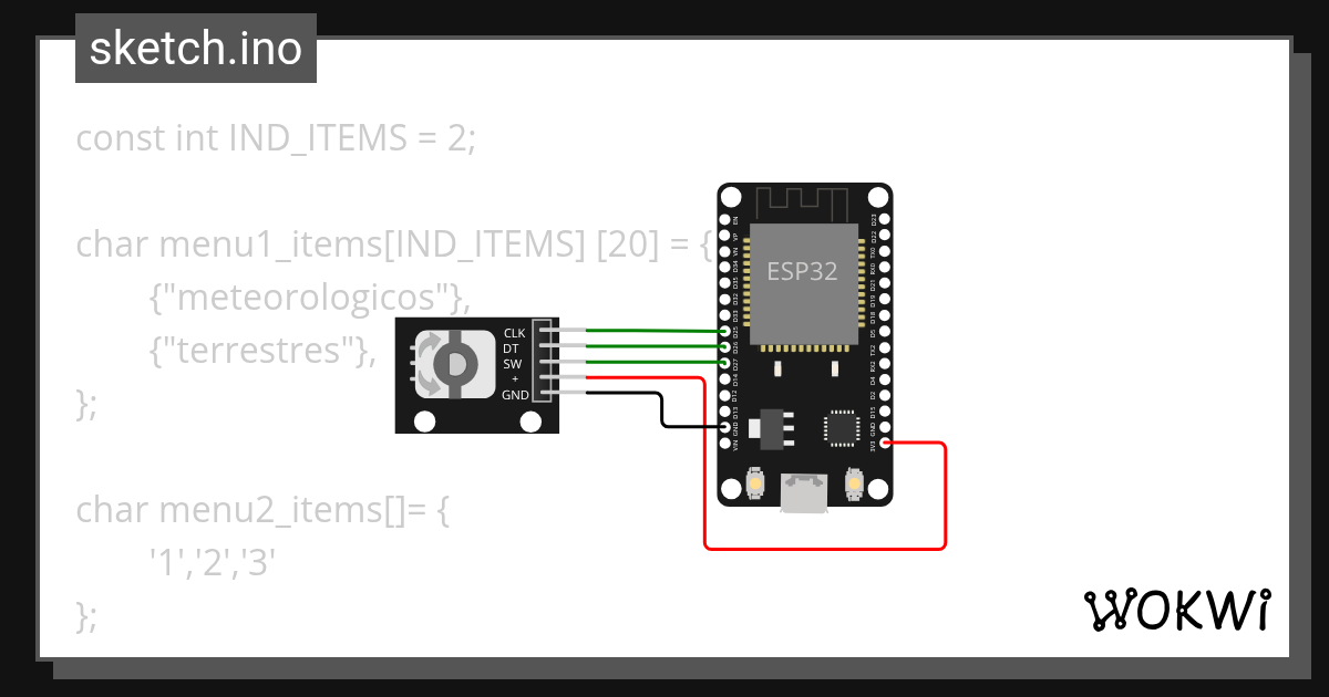 prueba menu2 Copy - Wokwi ESP32, STM32, Arduino Simulator