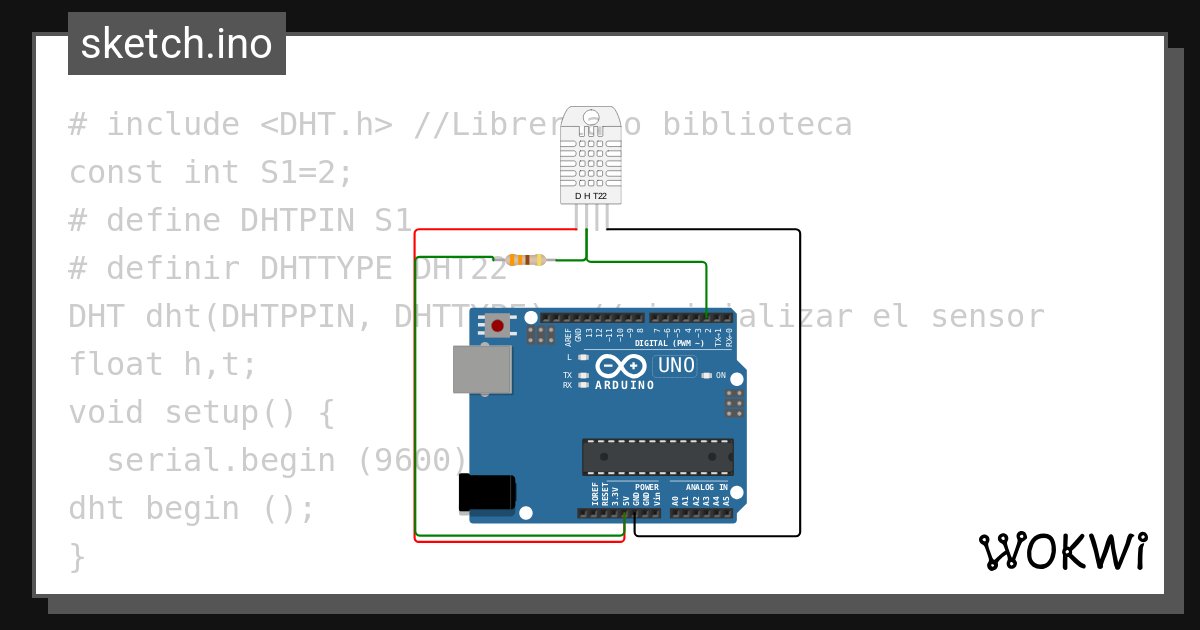 S Humedad Y Temperatura Wokwi Esp32 Stm32 Arduino Simulator 6298