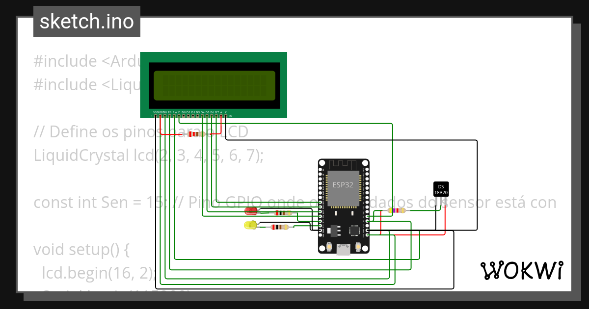Monitoramento De Temperatura Copy Wokwi Esp32 Stm32 Arduino Simulator
