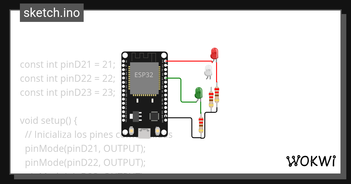 PRACTICA 03 - Wokwi ESP32, STM32, Arduino Simulator