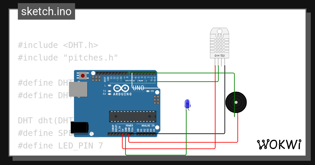 Prueba Con Sonido Y Alerta Wokwi Esp32 Stm32 Arduino Simulator 2041