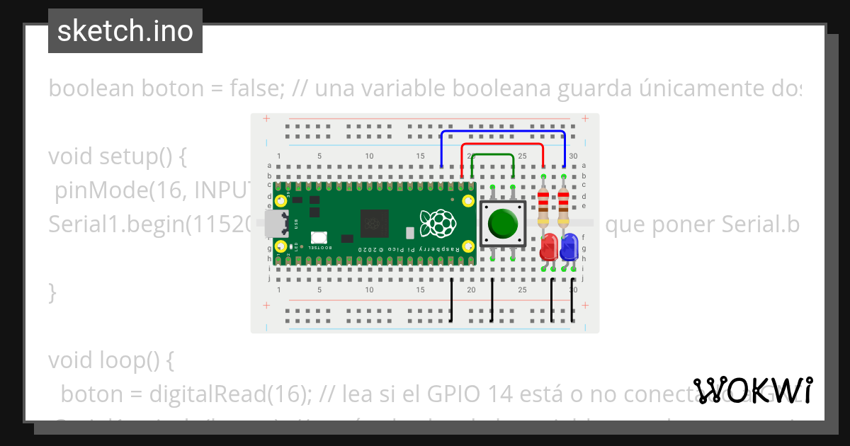 Condicional IF Copy - Wokwi ESP32, STM32, Arduino Simulator