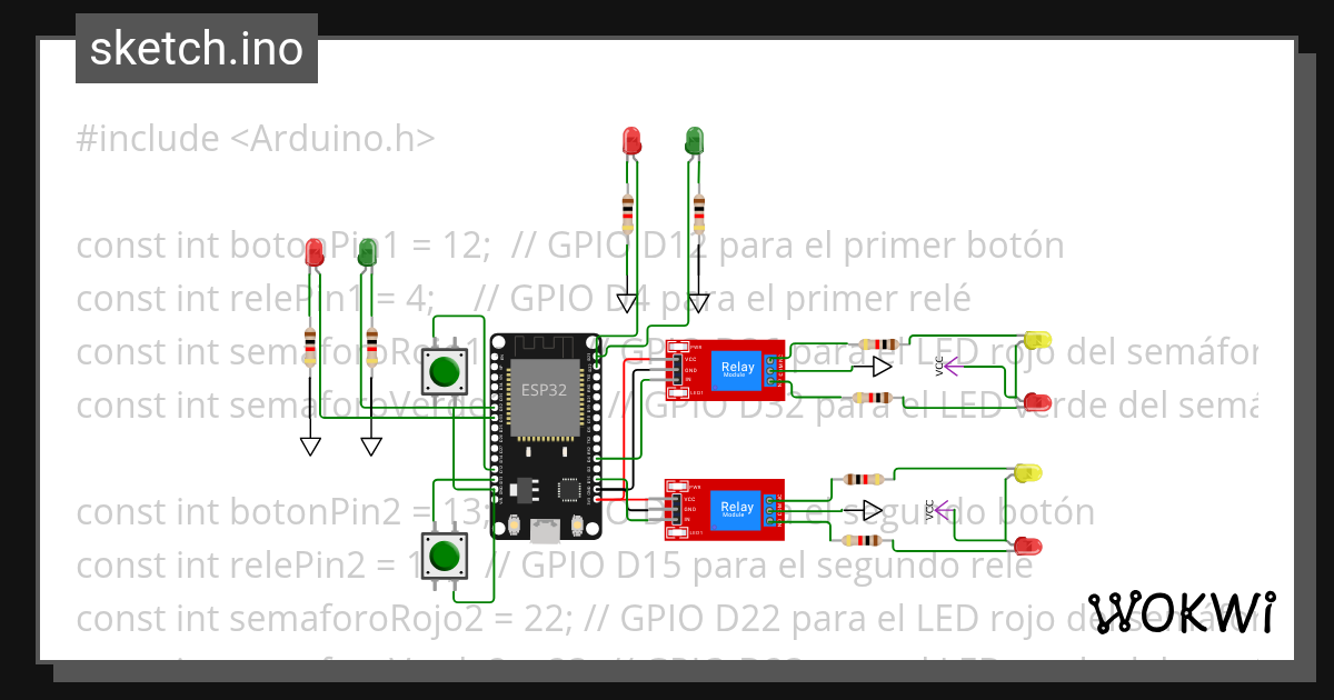 CIRCUITO GENERAL - Wokwi ESP32, STM32, Arduino Simulator