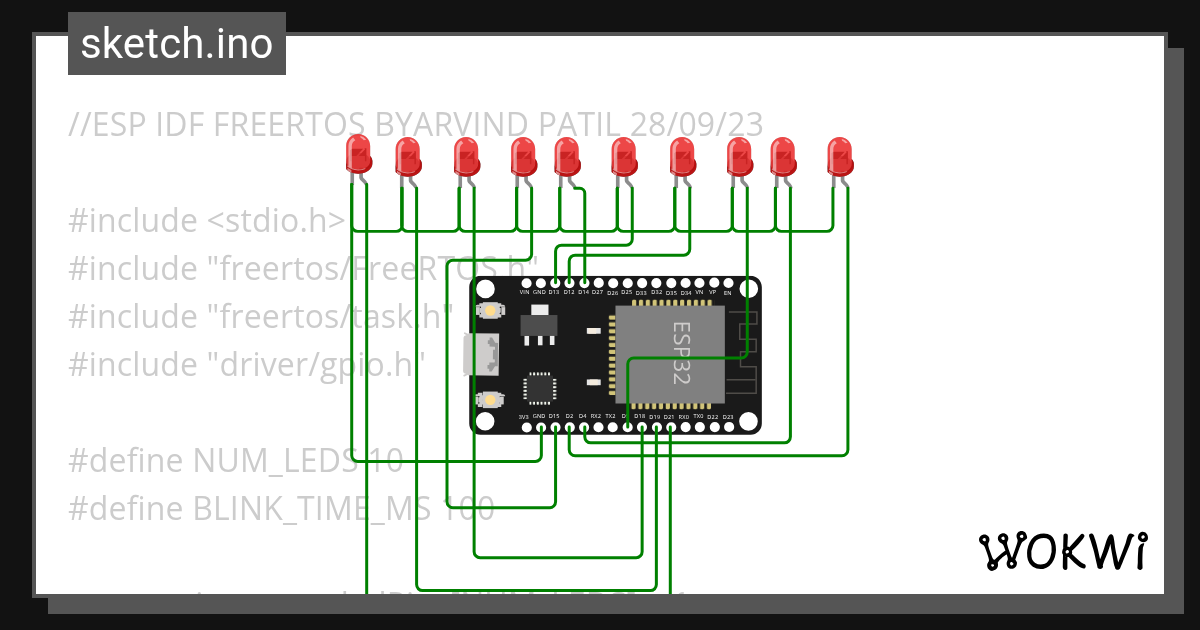 Wokwi Online Esp32 Stm32 Arduino Simulator