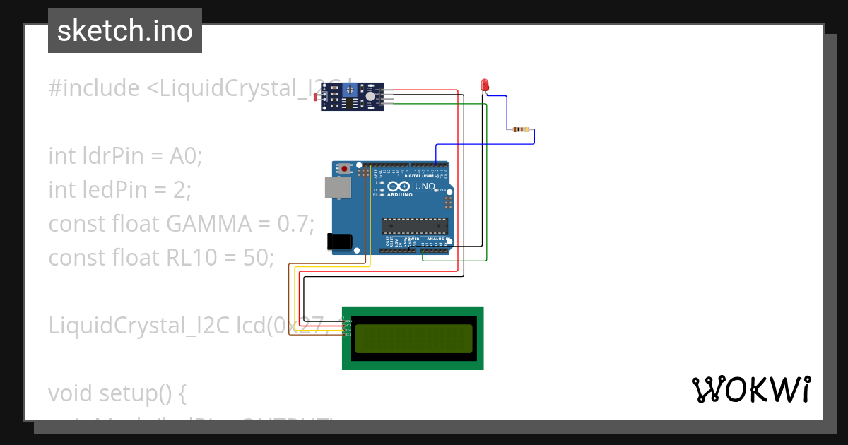 FUAD LDR - Wokwi ESP32, STM32, Arduino Simulator