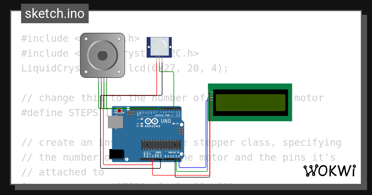 Papier Stepper Wokwi Esp32 Stm32 Arduino Simulator 4713