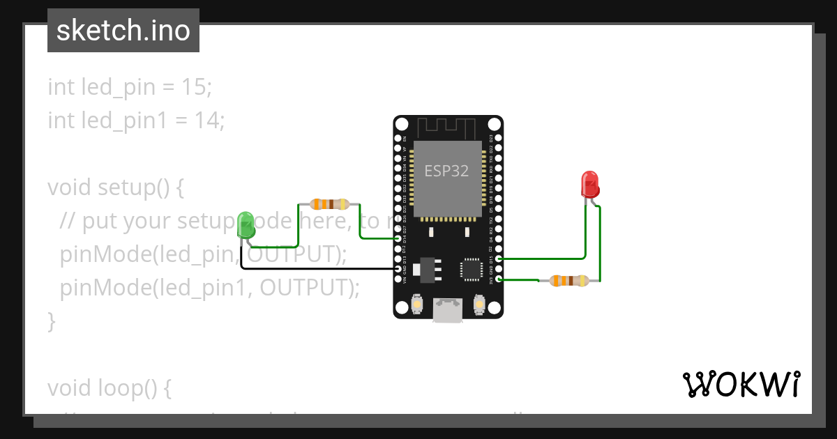Resti Nur Anggi_5CC_Tugas3.2 (Berkedip) - Wokwi ESP32, STM32, Arduino Simulator