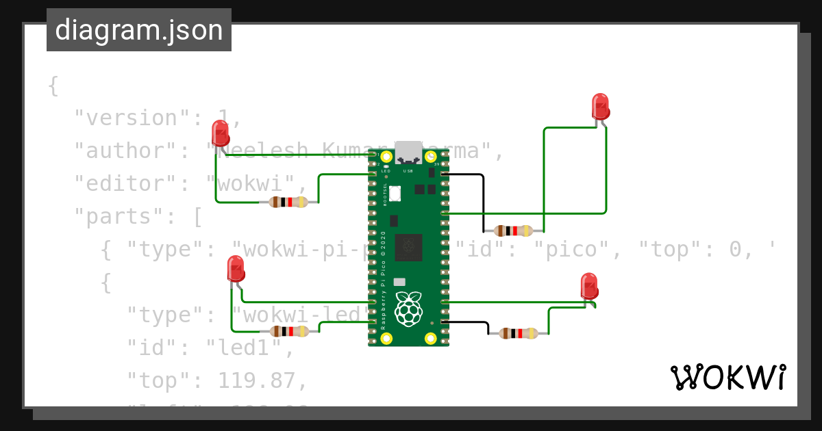 Roundled Wokwi Esp32 Stm32 Arduino Simulator