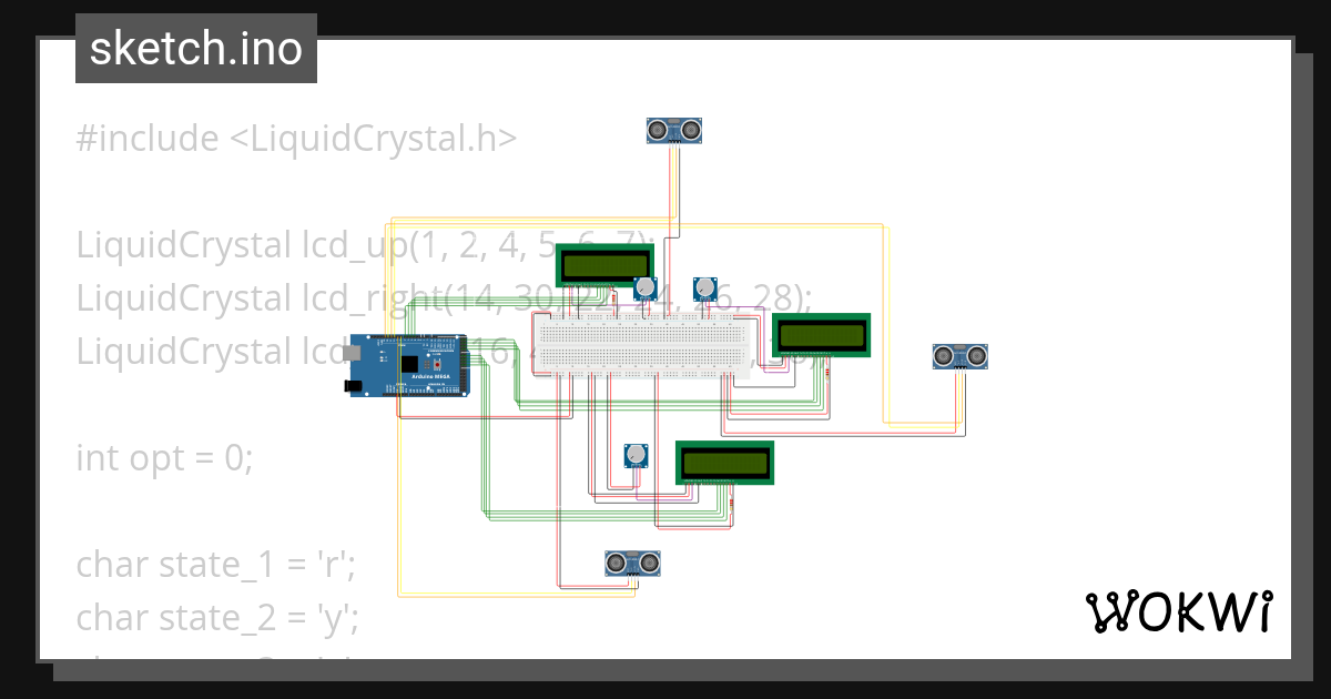 Smart Traffic Light Copy - Wokwi ESP32, STM32, Arduino Simulator