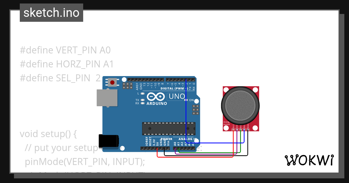 Joystick Test Wokwi Esp32 Stm32 Arduino Simulator 9494