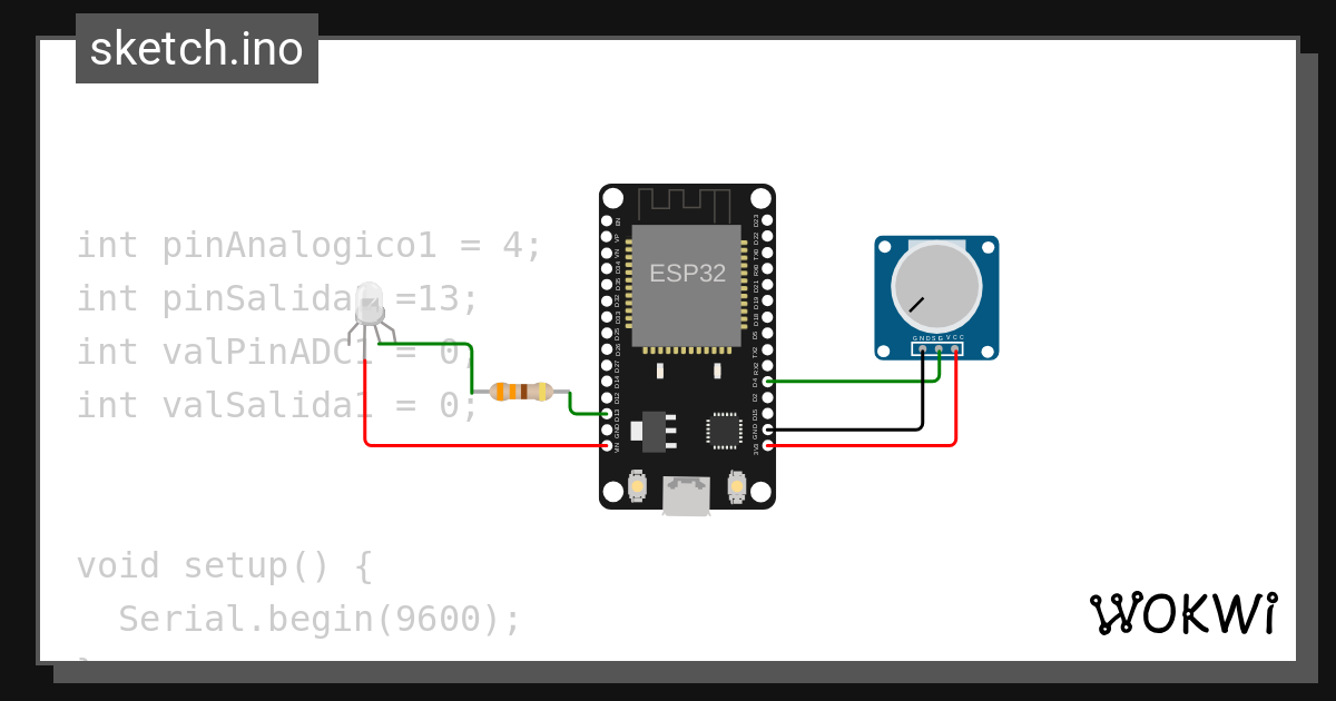 POTENCIOMETRO.WRITE - Wokwi ESP32, STM32, Arduino Simulator POTENCIOMETRO.WRITE - Wokwi ESP32, STM32, Arduino Simulator