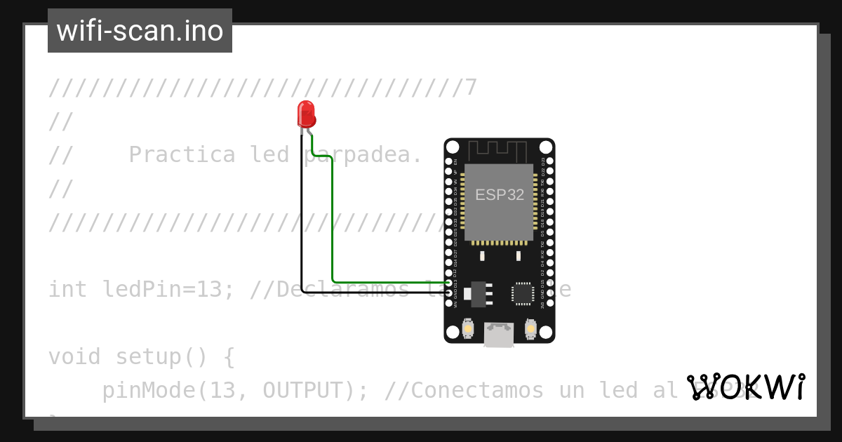 Practica 1 Wokwi Esp32 Stm32 Arduino Simulator 1975