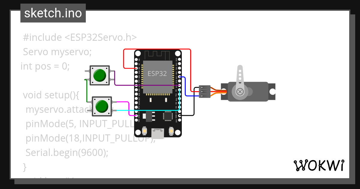 Dc Motor Servo Jurnalku By Fajar Himawan Wokwi Esp32 Stm32 Arduino Simulator