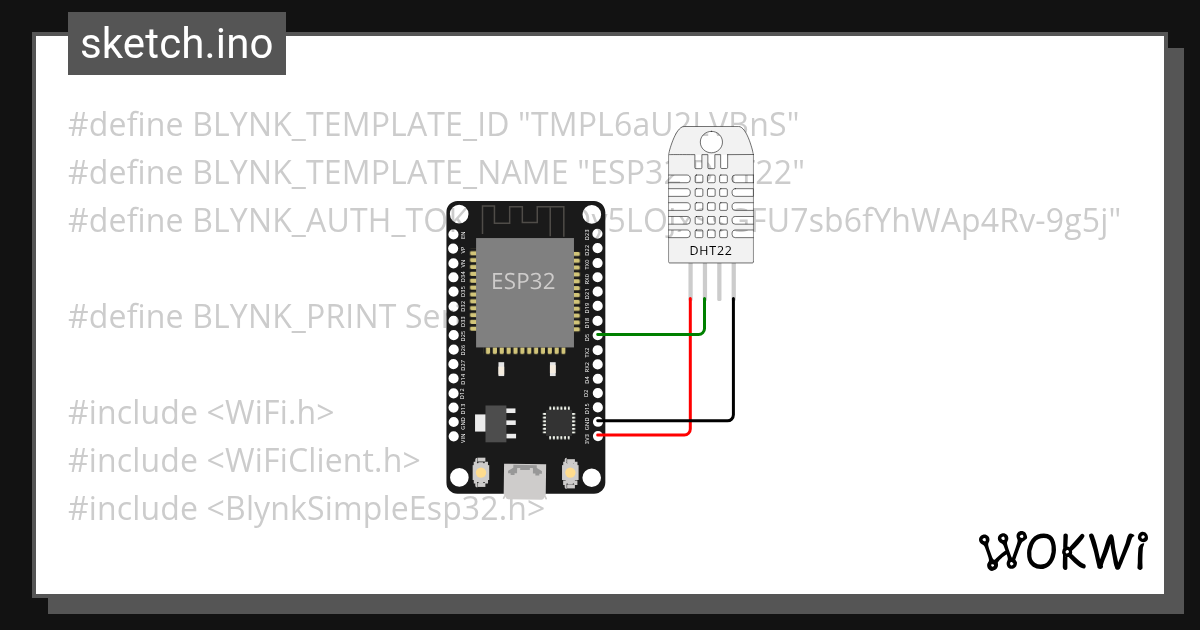 monitoring suhu dan kelembapan wokwi - Wokwi ESP32, STM32, Arduino Simulator