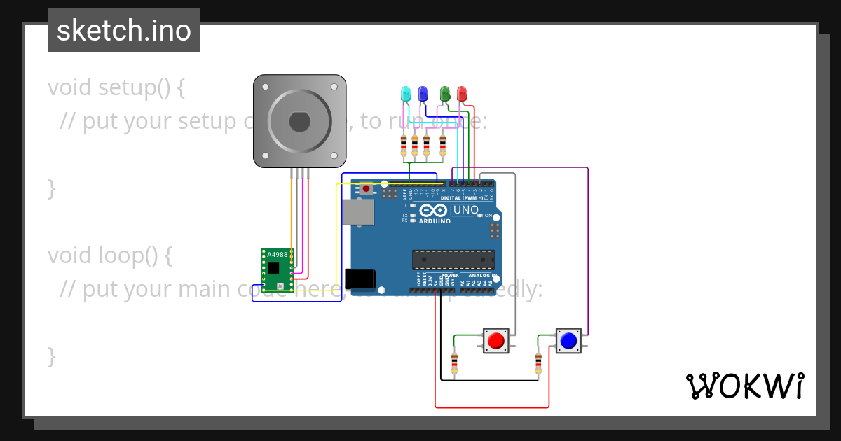 Código para el control de un motor paso a paso | Segunda Parte - Wokwi ... Código para el control de un motor paso a paso | Segunda Parte - Wokwi ...