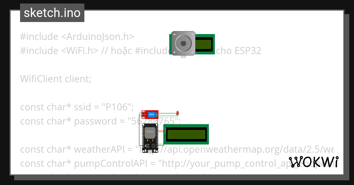 Baitap - Wokwi ESP32, STM32, Arduino Simulator