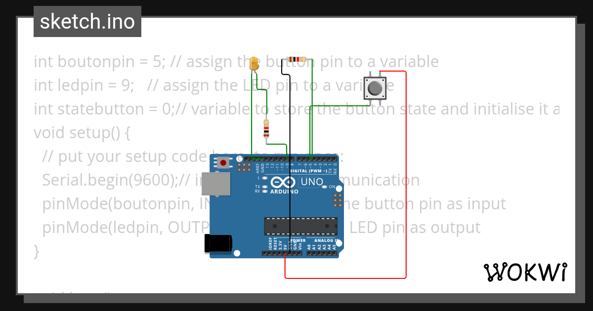 TD2 Exercice2 Q:2 - Wokwi ESP32, STM32, Arduino Simulator