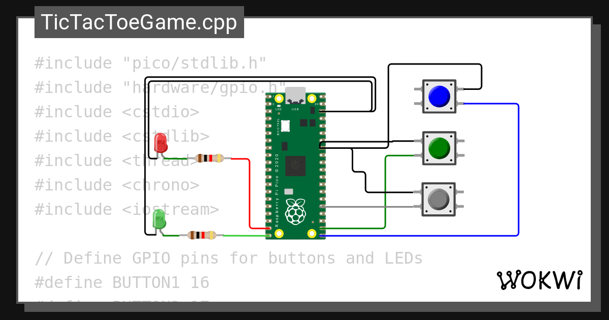 Tictactoe1cpp Wokwi Esp32 Stm32 Arduino Simulator 