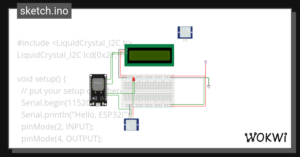 esp32 PIR - Wokwi ESP32, STM32, Arduino Simulator