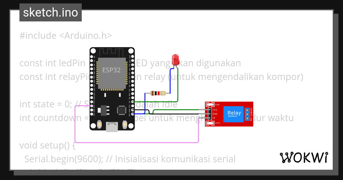 CS IOT Modul 4 - Wokwi ESP32, STM32, Arduino Simulator