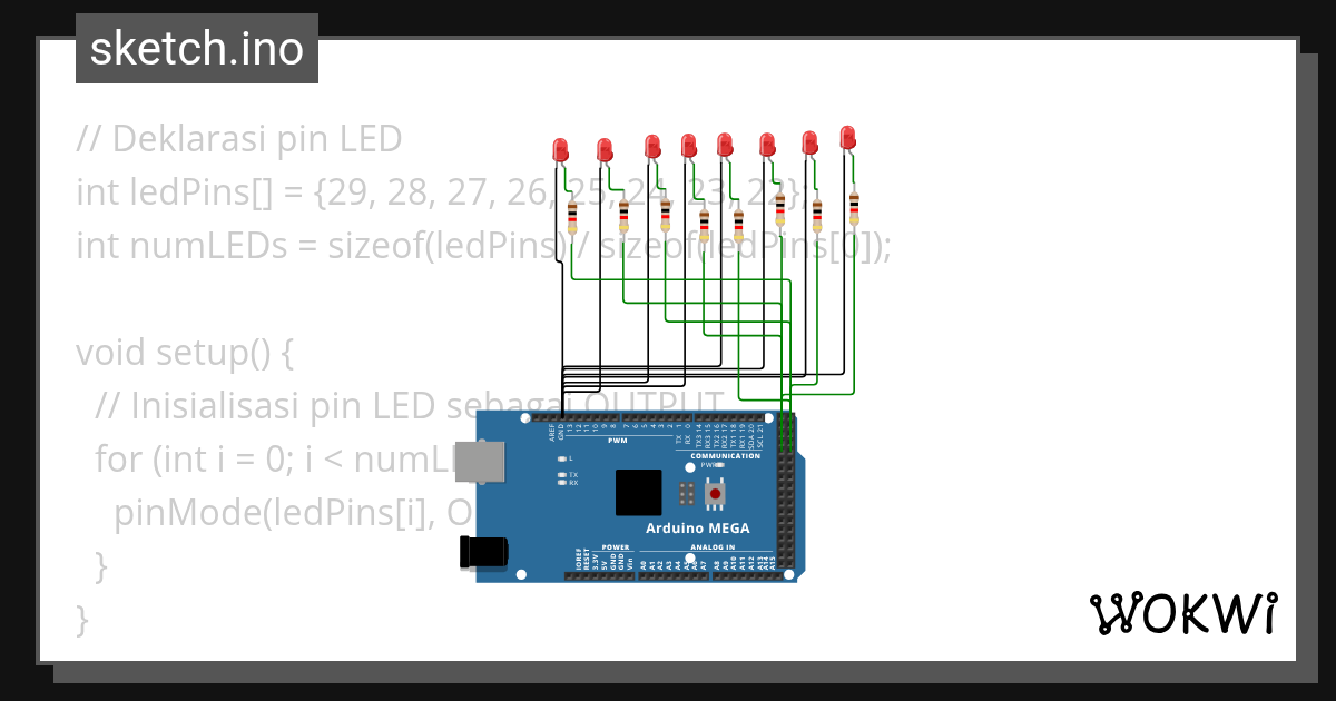 22.11.5089_ledArray - Wokwi ESP32, STM32, Arduino Simulator 22.11.5089_ledArray - Wokwi ESP32, STM32, Arduino Simulator