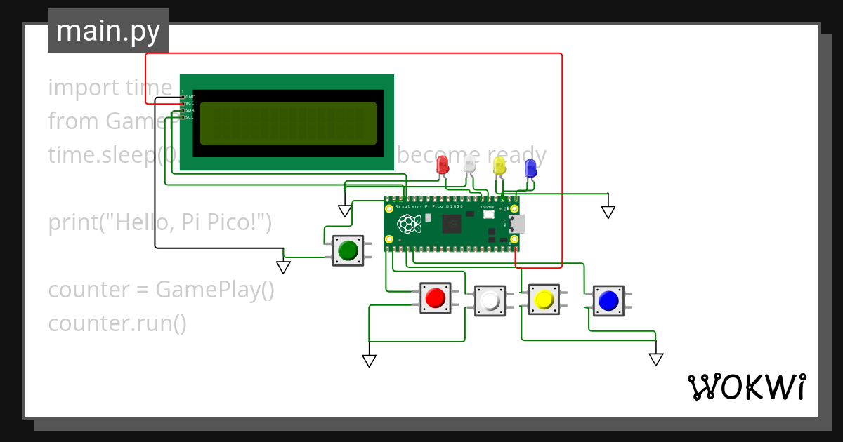 Memorygame_demo 1 Copy - Wokwi ESP32, STM32, Arduino Simulator
