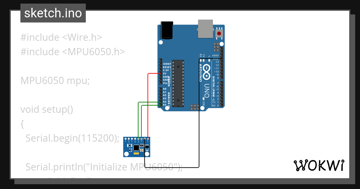 Mpu6050 Wokwi Esp32 Stm32 Arduino Simulator 7420