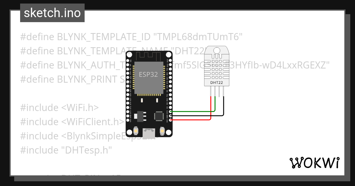 Blynk - Wokwi ESP32, STM32, Arduino Simulator