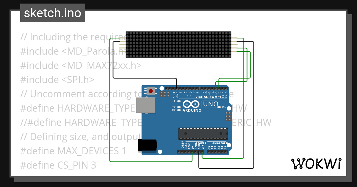 Matrix - Wokwi ESP32, STM32, Arduino Simulator