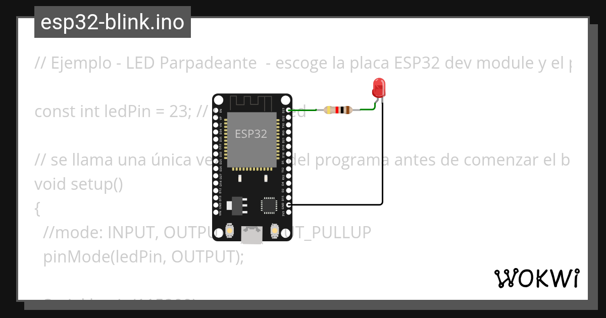 practica 1 lab - Wokwi ESP32, STM32, Arduino Simulator