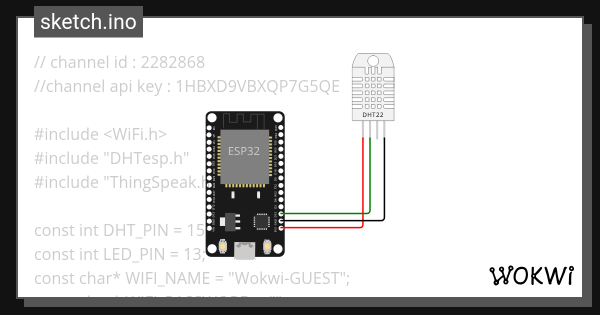WiFI - Wokwi ESP32, STM32, Arduino Simulator