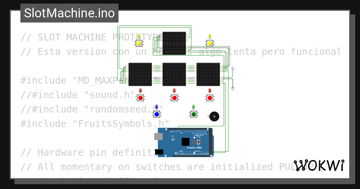 Slotmachinev3 Wokwi Esp32 Stm32 Arduino Simulator 