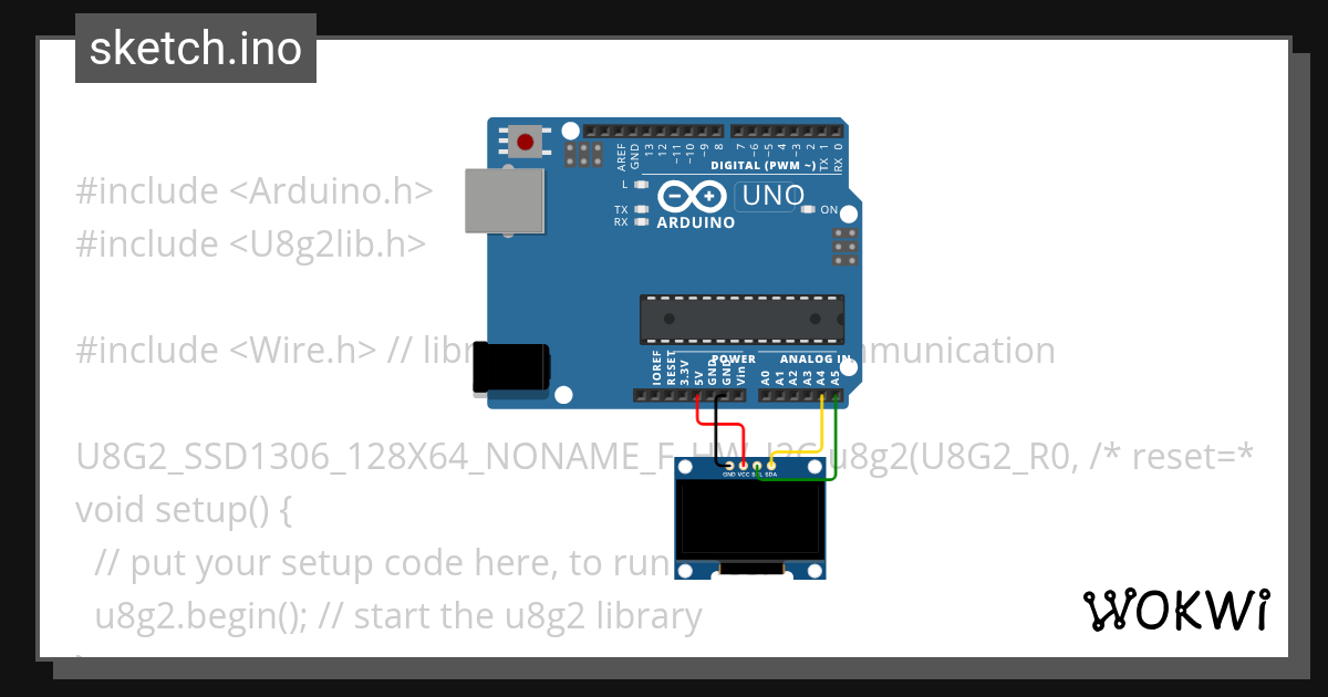 U8g2 Font Test Wokwi Esp32 Stm32 Arduino Simulator 7107
