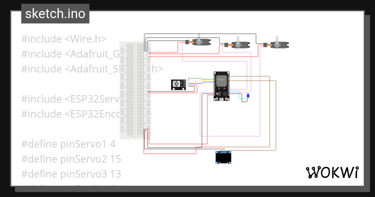 TP1 ROBOTICA - Wokwi ESP32, STM32, Arduino Simulator
