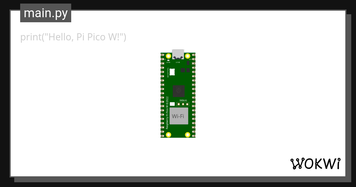 friday - Wokwi ESP32, STM32, Arduino Simulator