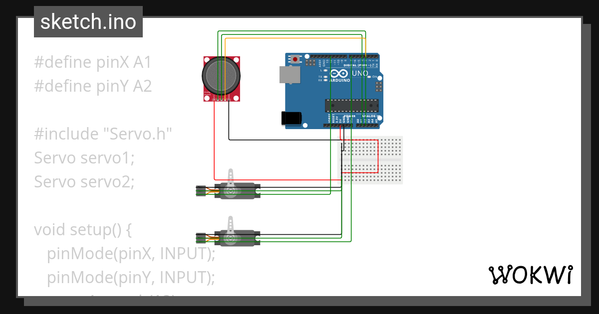 Test Servo Wokwi Esp32 Stm32 Arduino Simulator 5302