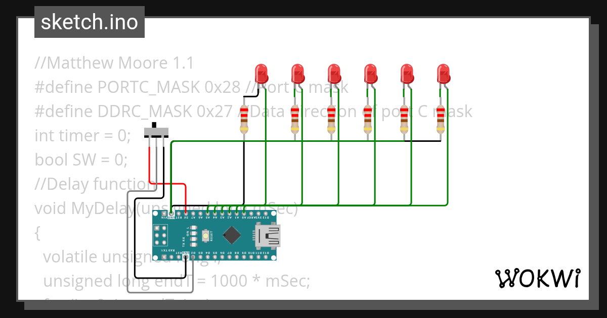 Project 2 - Wokwi ESP32, STM32, Arduino Simulator