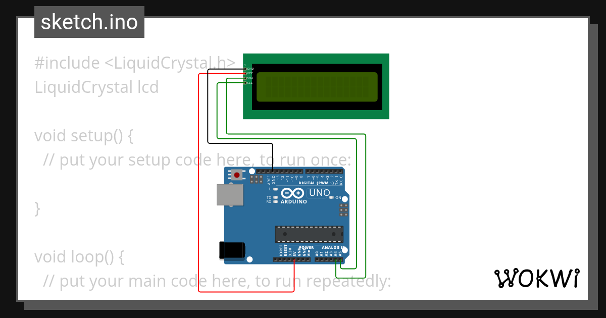 LCD I2C - Wokwi ESP32, STM32, Arduino Simulator LCD I2C - Wokwi ESP32, STM32, Arduino Simulator