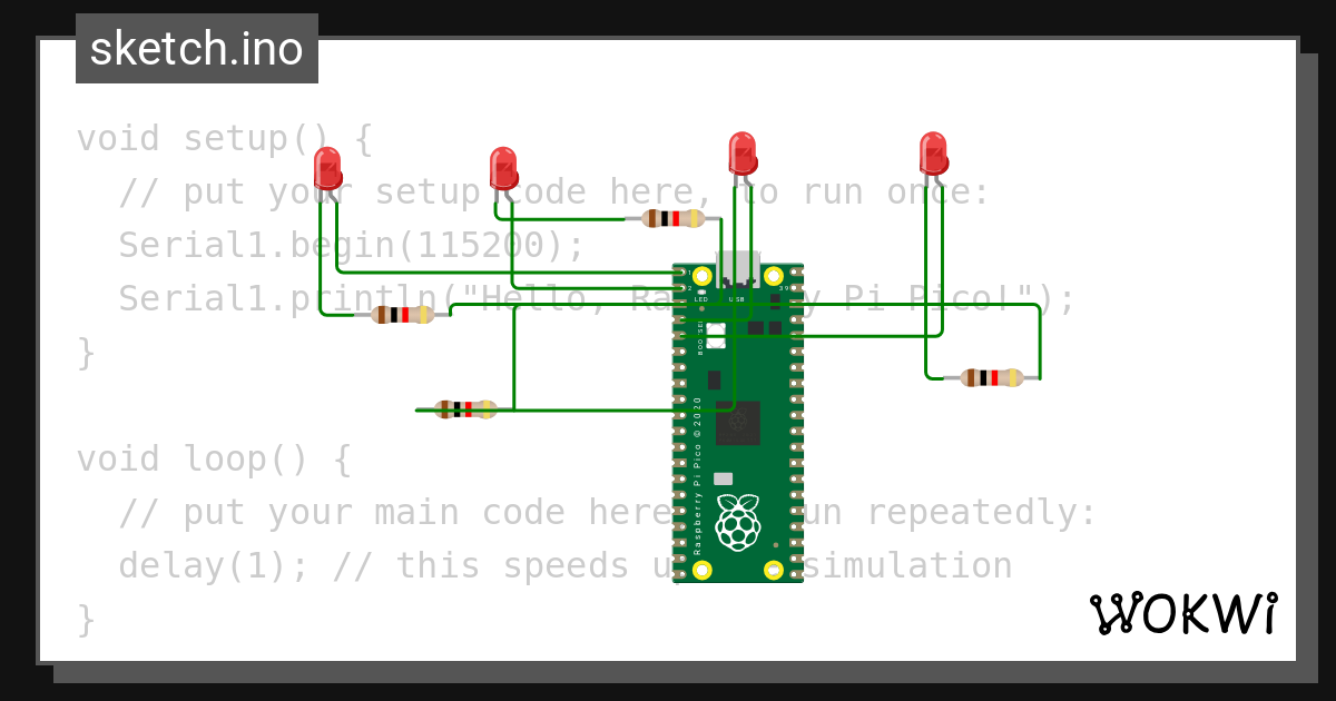 4bit Wokwi Esp32 Stm32 Arduino Simulator