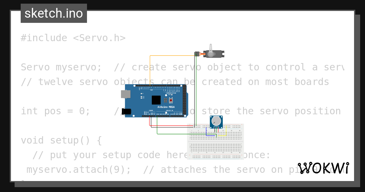 Casson Servo Sweep Wokwi Esp32 Stm32 Arduino Simulator