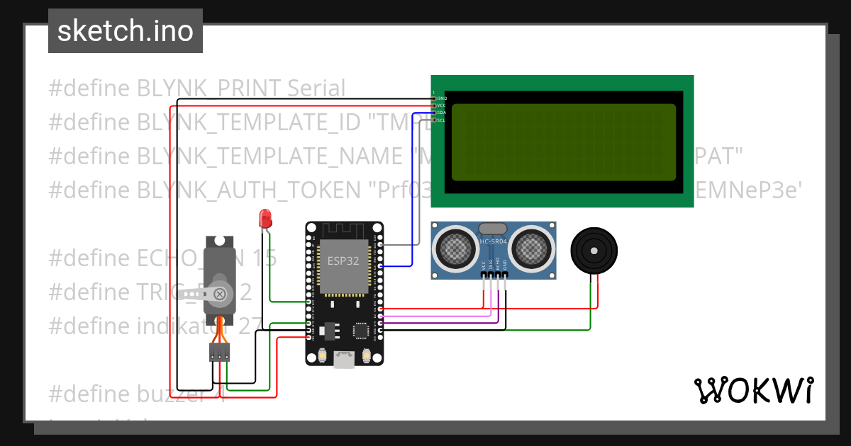 MITIGASI BANJIR DI 2 TEMPAT - Wokwi ESP32, STM32, Arduino Simulator