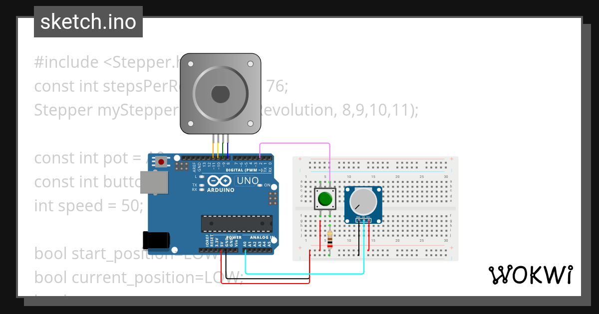 Stepper - Wokwi ESP32, STM32, Arduino Simulator