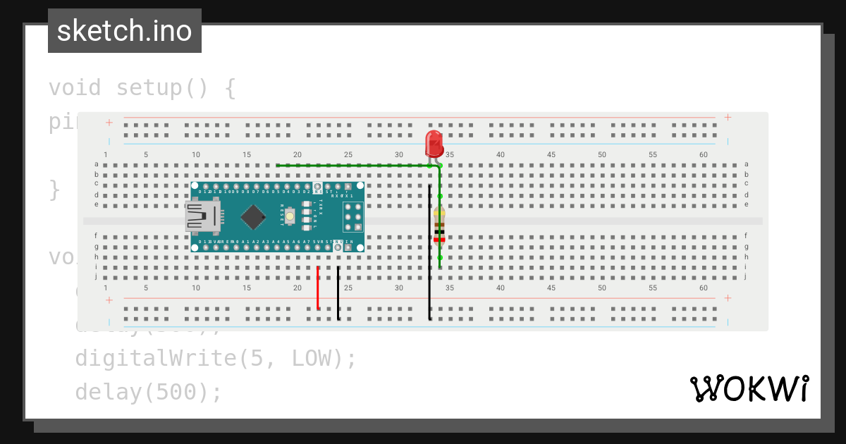Ledintermitente Wokwi Esp32 Stm32 Arduino Simulator 3572