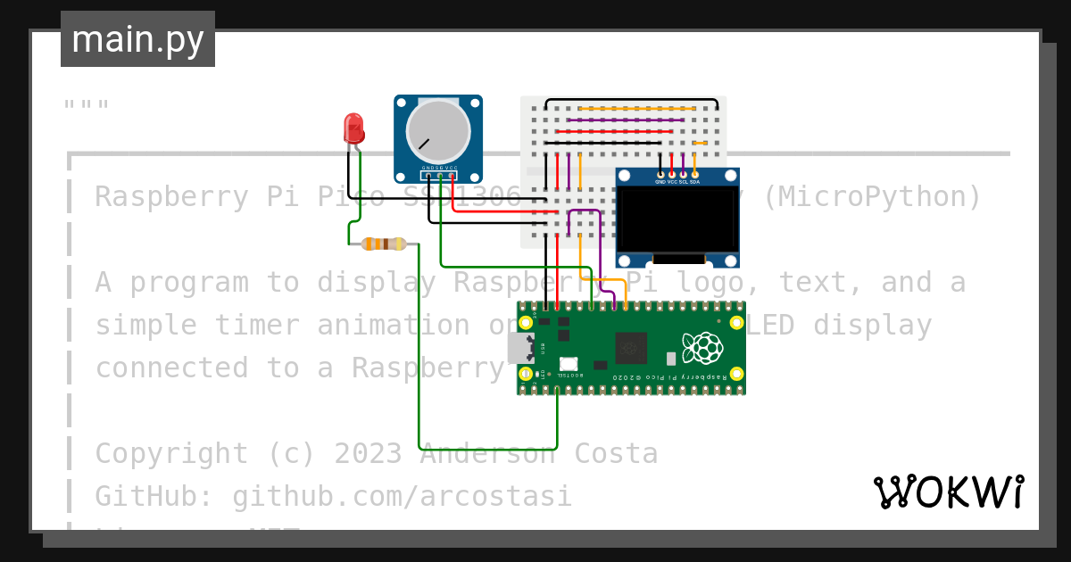 Ssd1306 With Micropython 3copy Copy2 Copy Wokwi Esp32 Stm32 Arduino Simulator 3698